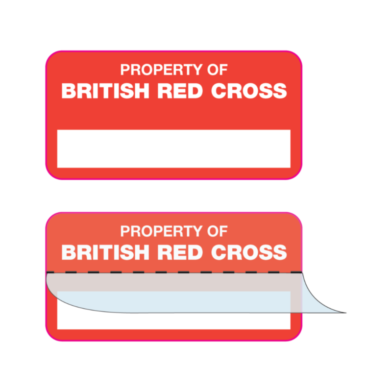 British Red Cross Write & Seal Labels