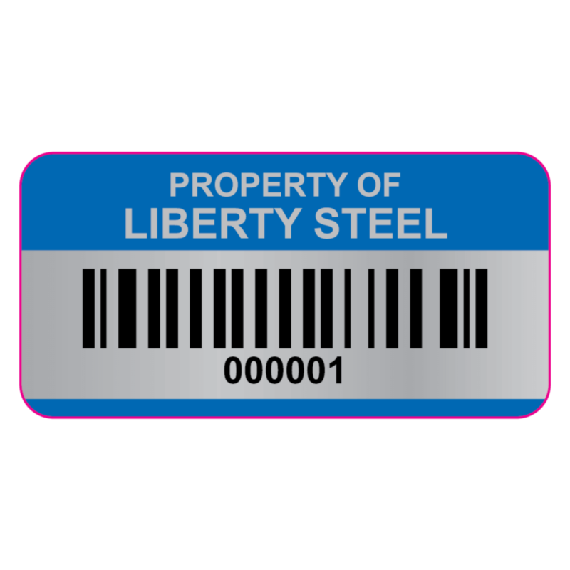 Liberty Steel Asset Labels