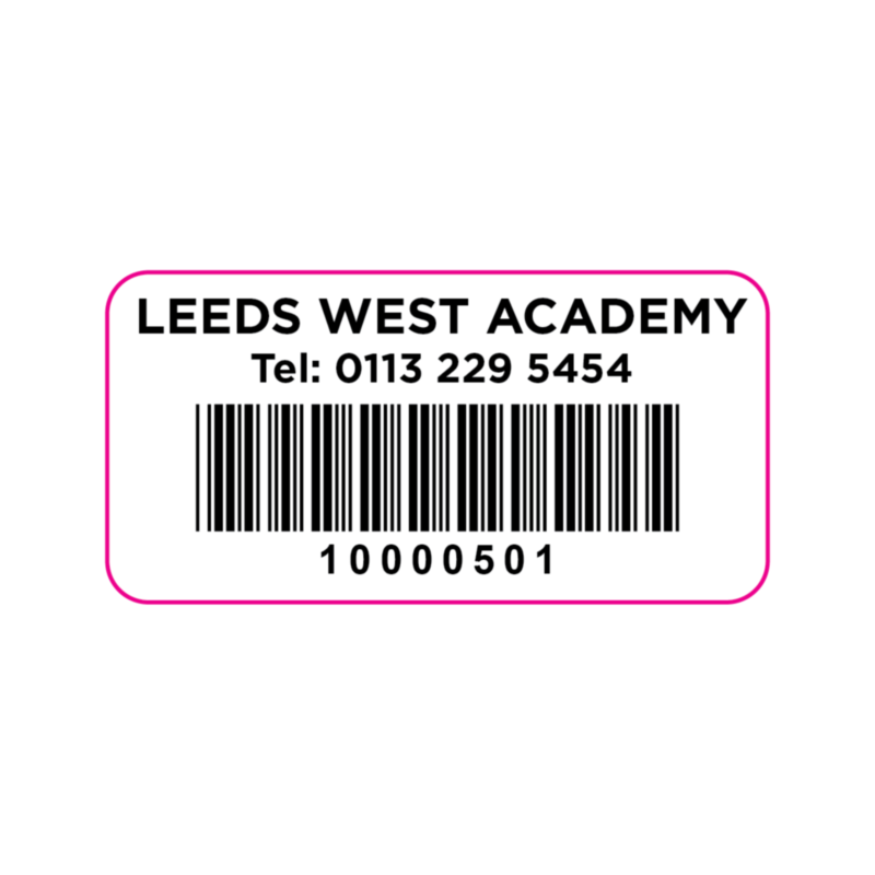 Leeds West Academy Code 39 Barcode Labels