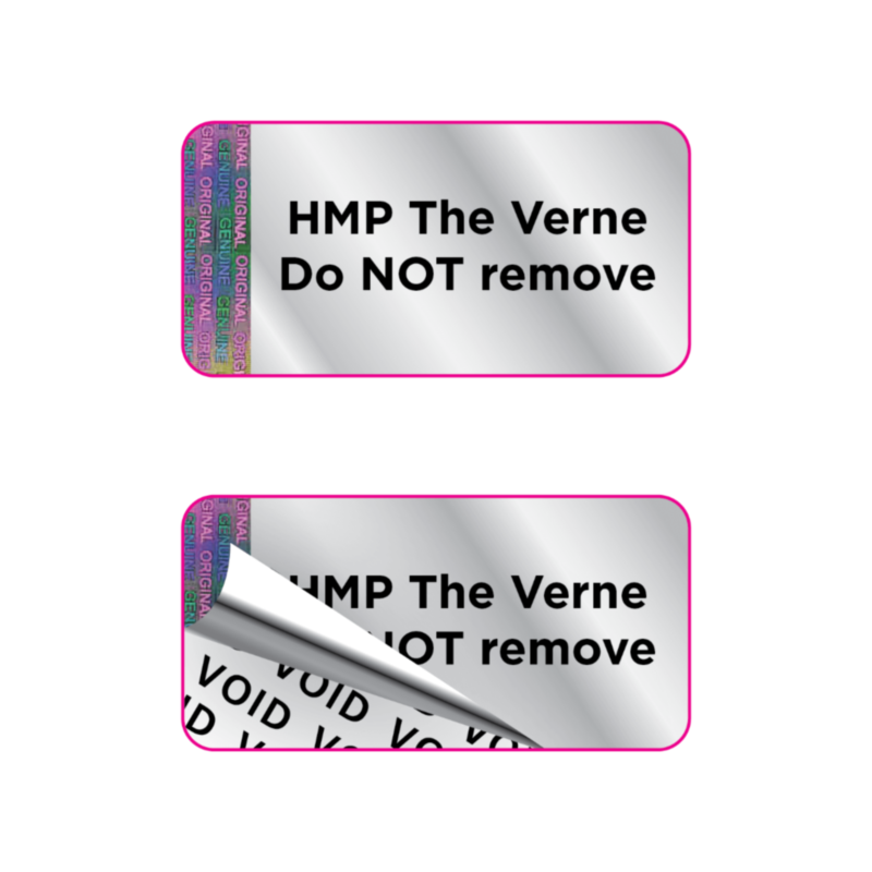 HMP The Verne Void Labels