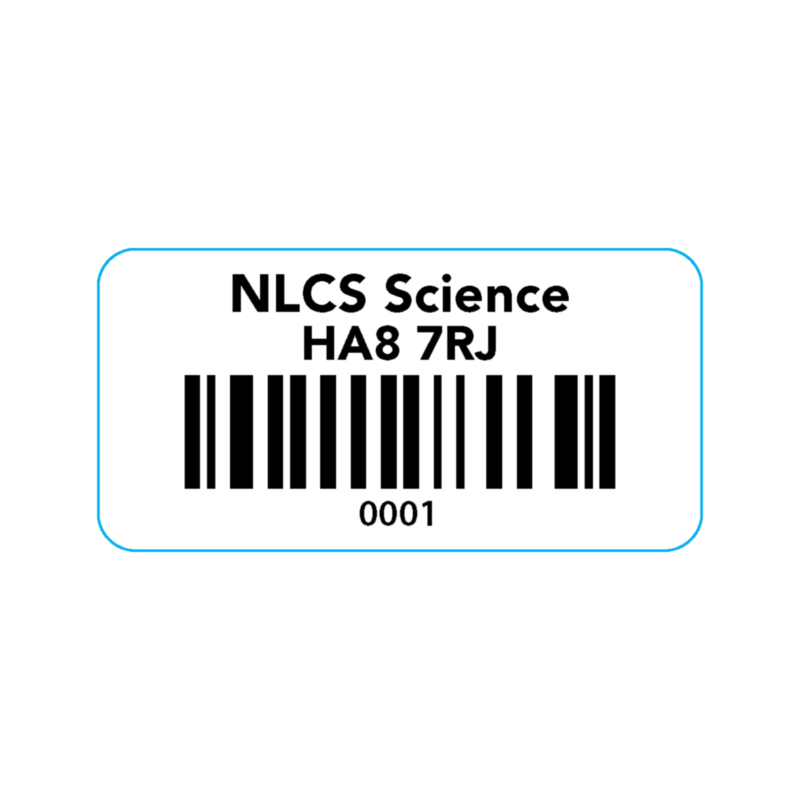 NLCS Science Code 39 Barcode Labels