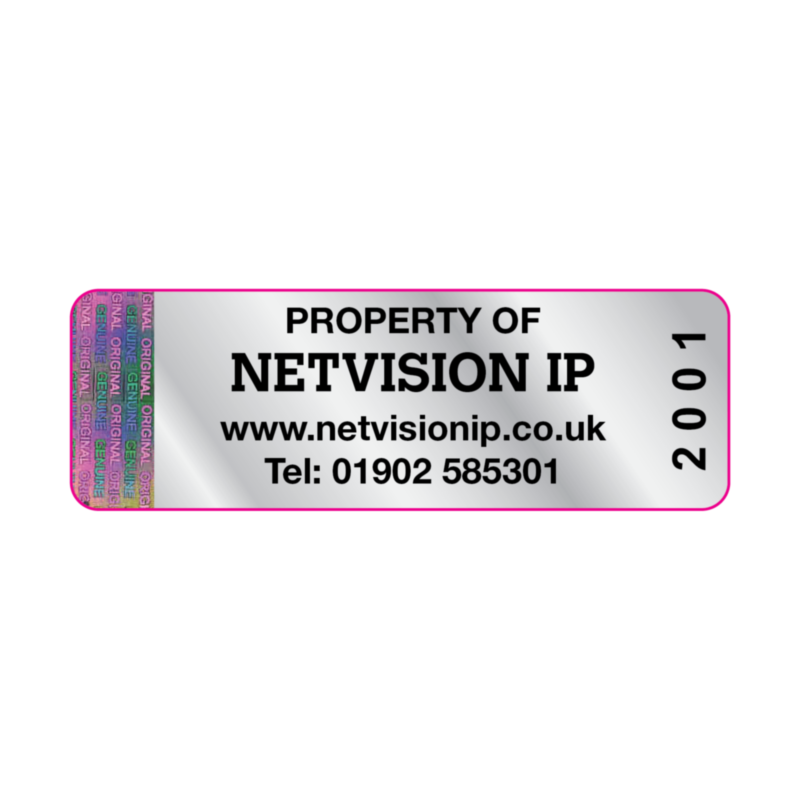 Netvision IP Tamper Evident Asset Labels