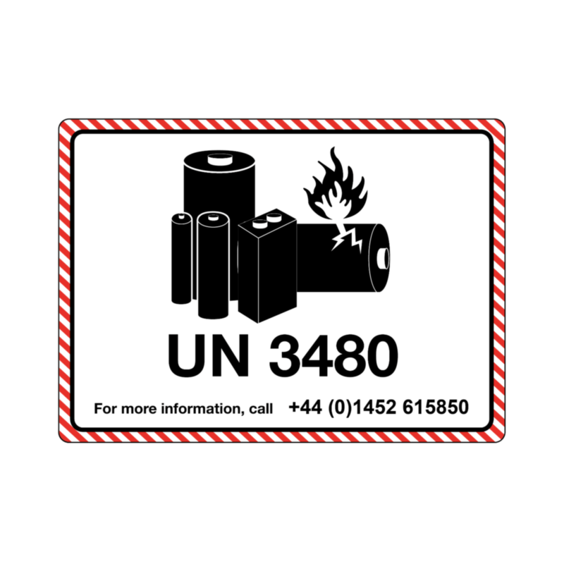 Wildfire Systems Ltd UN 3480 Labels