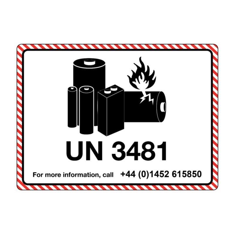 Wildfire Systems Ltd UN 3481 Labels