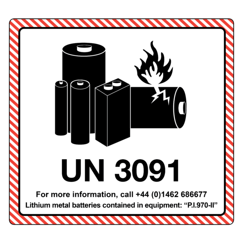FGH Controls Ltd UN 3091 Labels