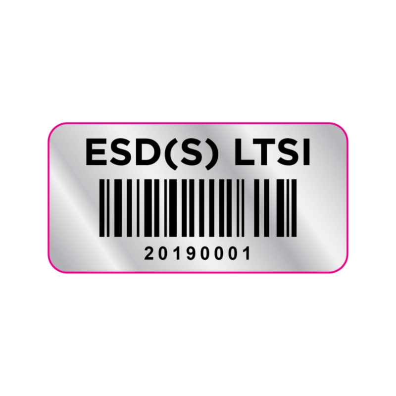 ESD(S) LTSI Code 128 Barcode Labels