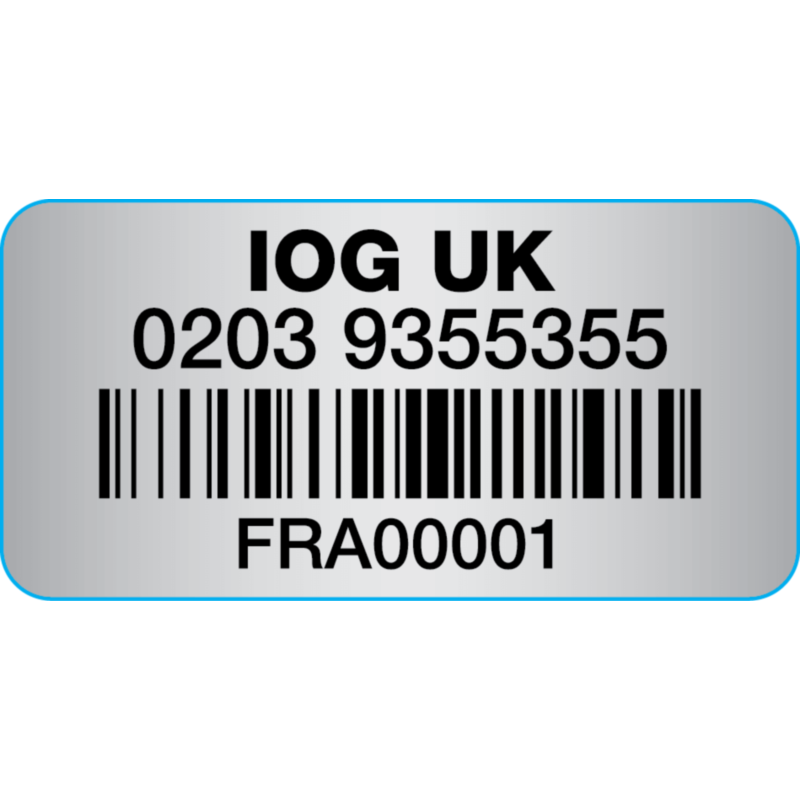 IOG UK Code 128 Barcode Labels