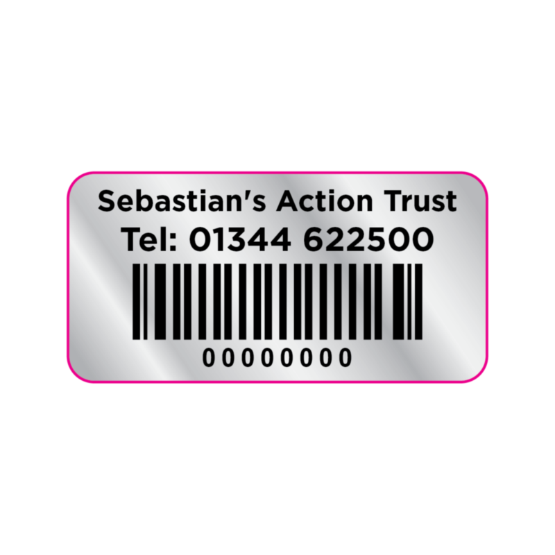 Sebastians Action Trust Code 128 Barcode Labels