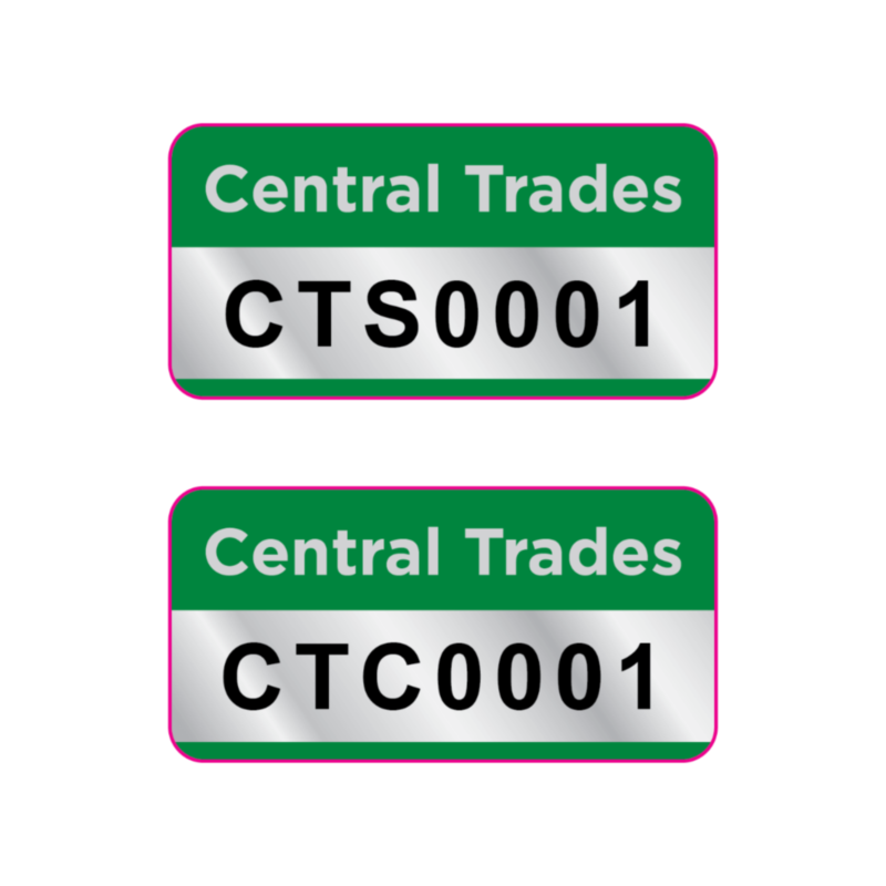 Builders Equipment Ltd CTC Asset Labels