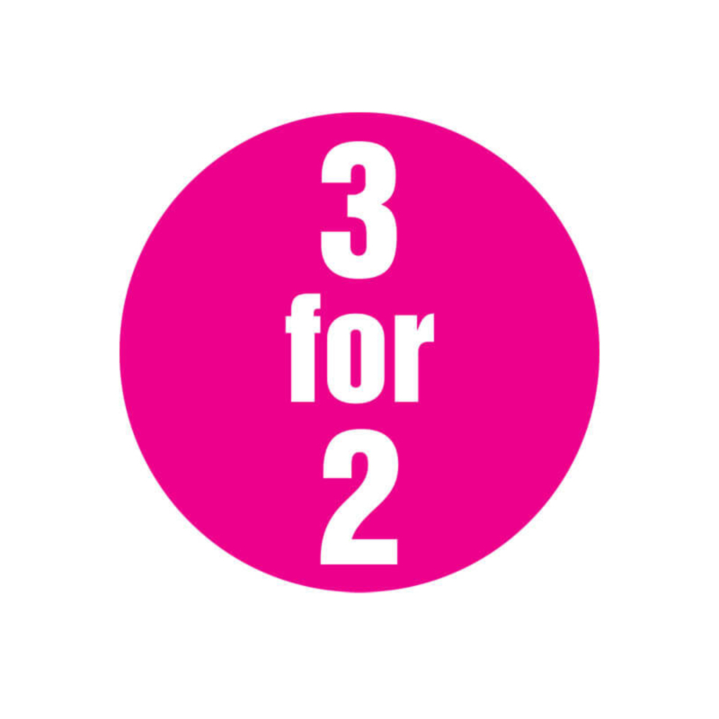 Magenta 3 for 2 Stickers | Labels Online