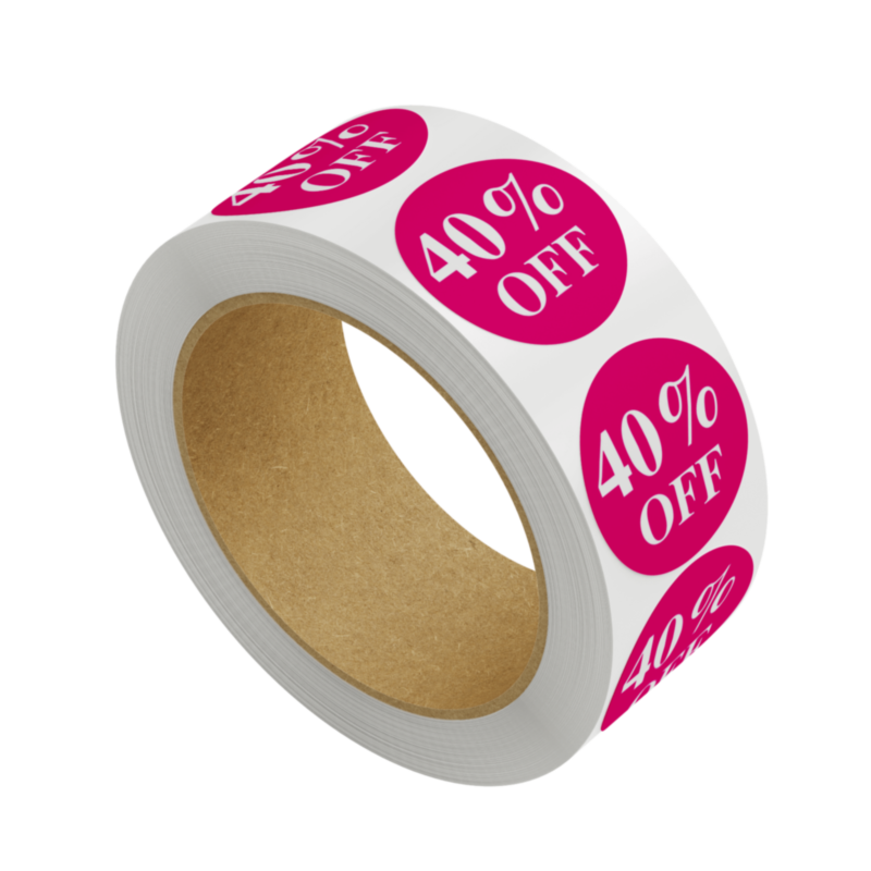 40% Off Stickers 50mm Removable | Labels Online