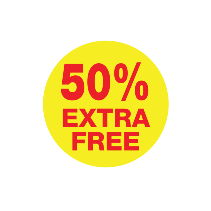 50% Extra Free Stickers | Labels Online