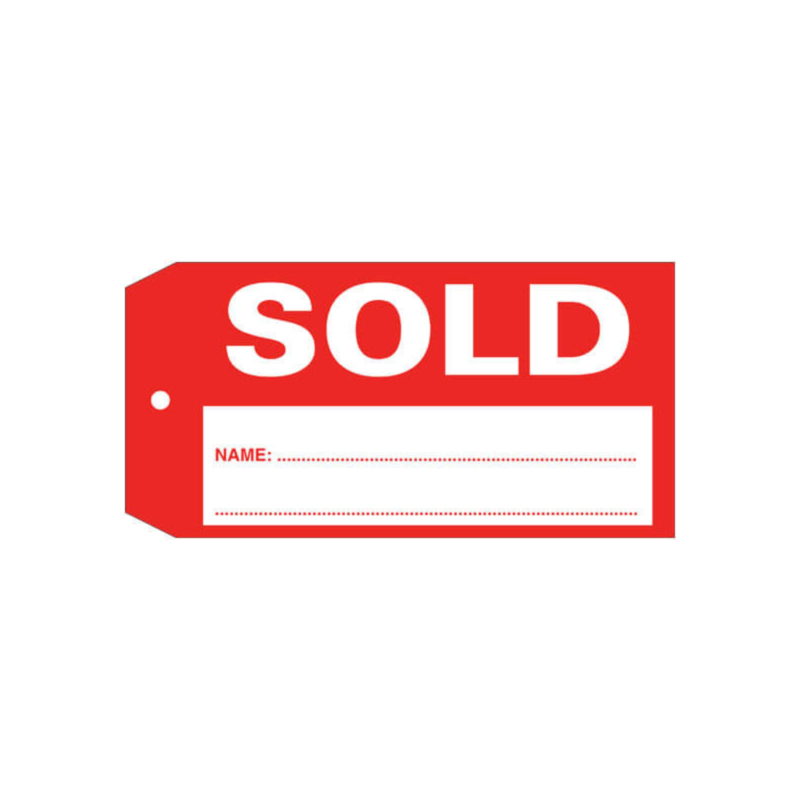 Sold Tags | Labels Online