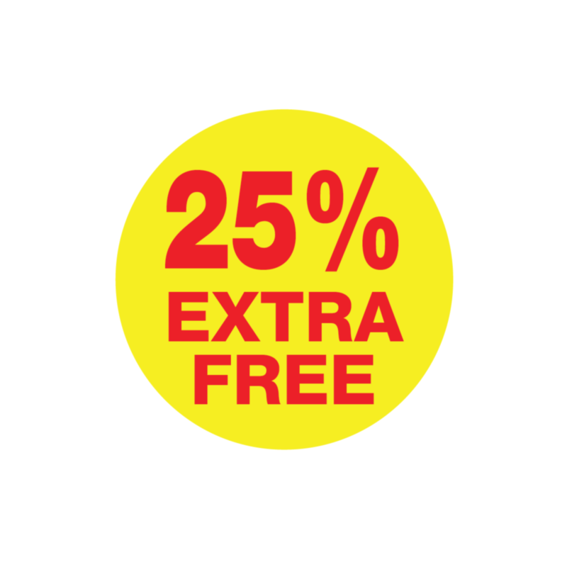 25% Extra Free Stickers | Labels Online