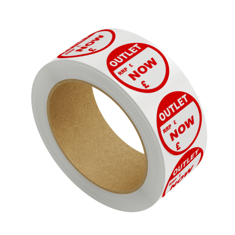 Outlet RRP / Now Stickers | Labels Online