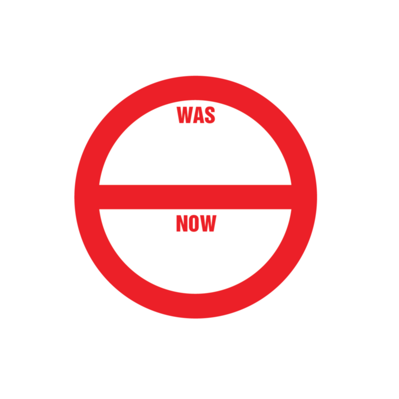 Was / Now Sale Stickers | Labels Online