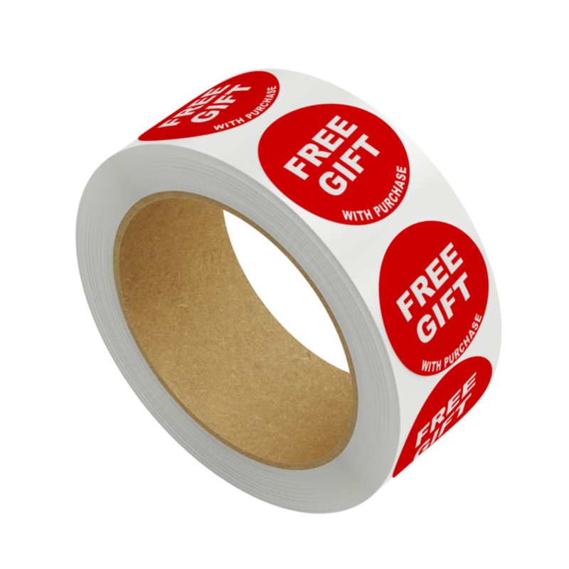 Free Gift Stickers 30mm | Labels Online