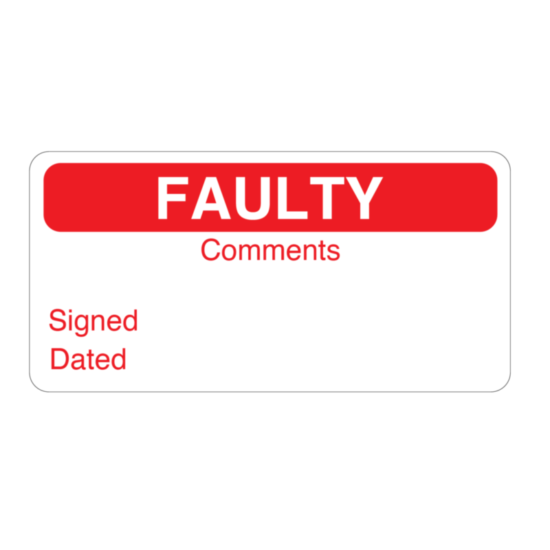 Faulty Labels | Labels Online