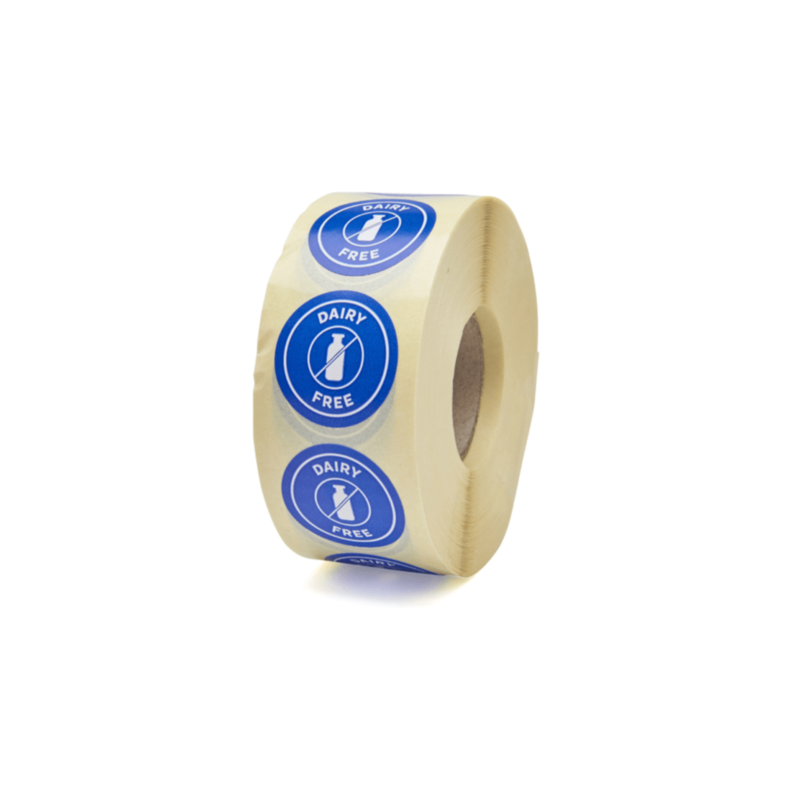 Dairy Free Stickers 25mm | Labels Online