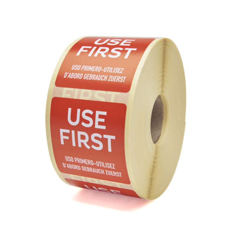 Removable Use First Stickers 50x50mm | Labels Online