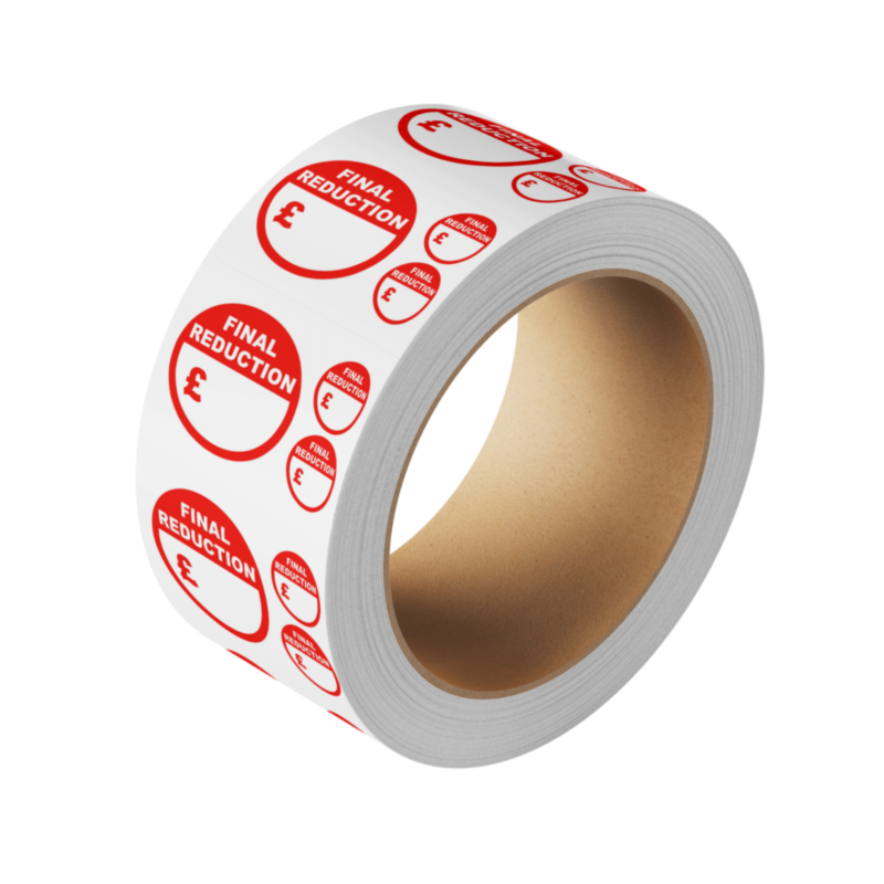 Final Reduction Labels 50 & 24mm Removable | Labels Online