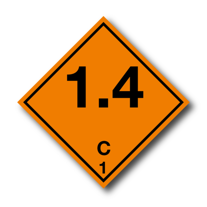 Explosive 1.4C Labels | Labels Online