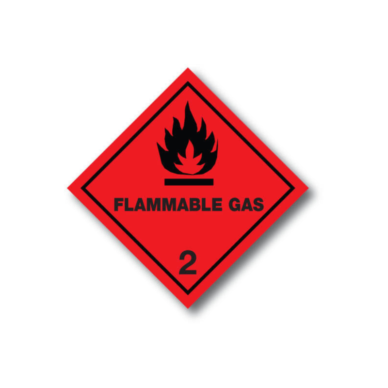 Flammable Gas 2 Labels | Labels Online