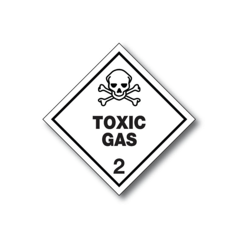 Toxic Gas 2 Labels | Labels Online