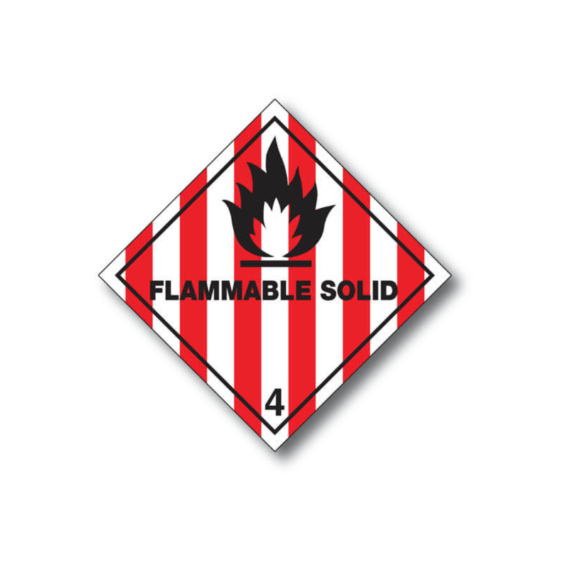 Flammable Solid 4 Labels | Labels Online