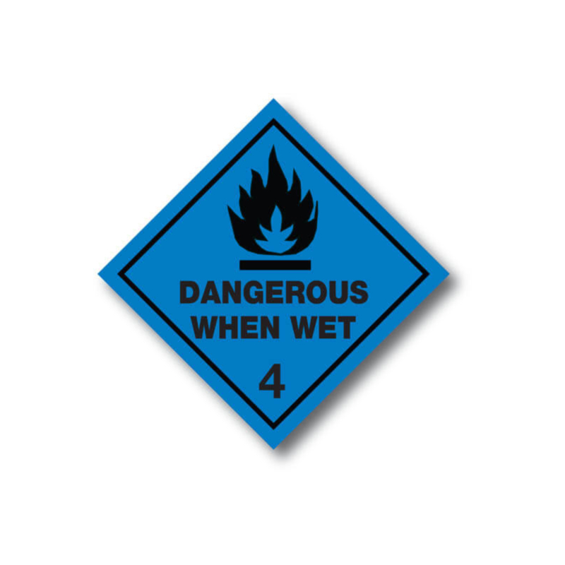 Dangerous When Wet 4 Labels | Labels Online