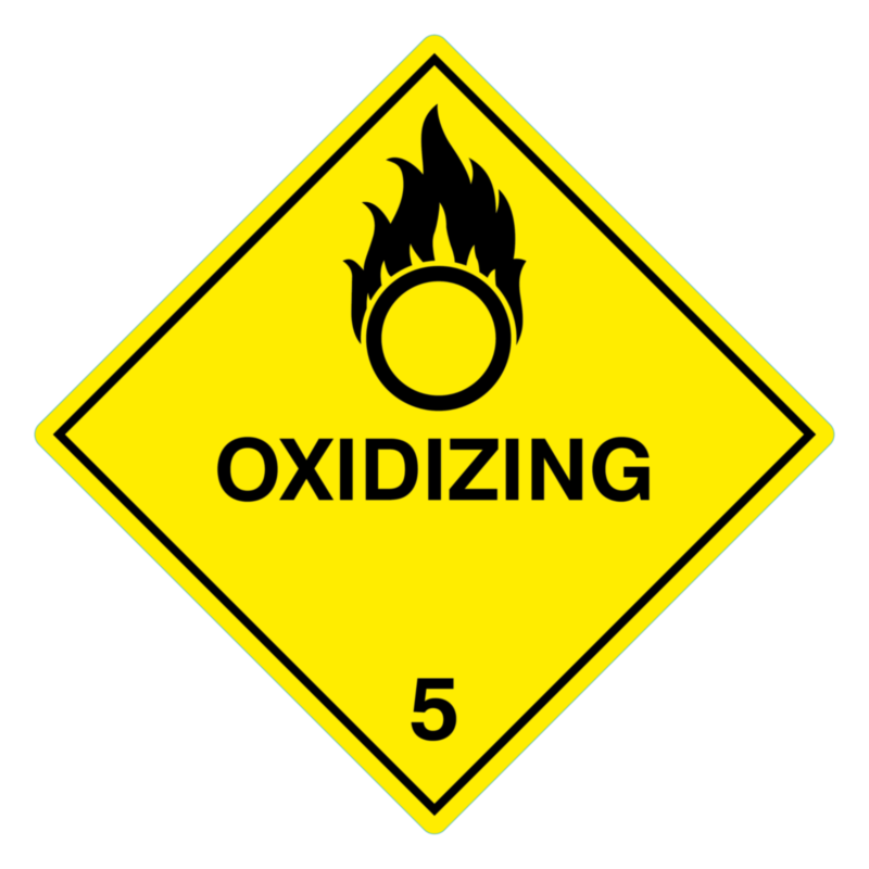 Oxidizing 5 Labels | Labels Online