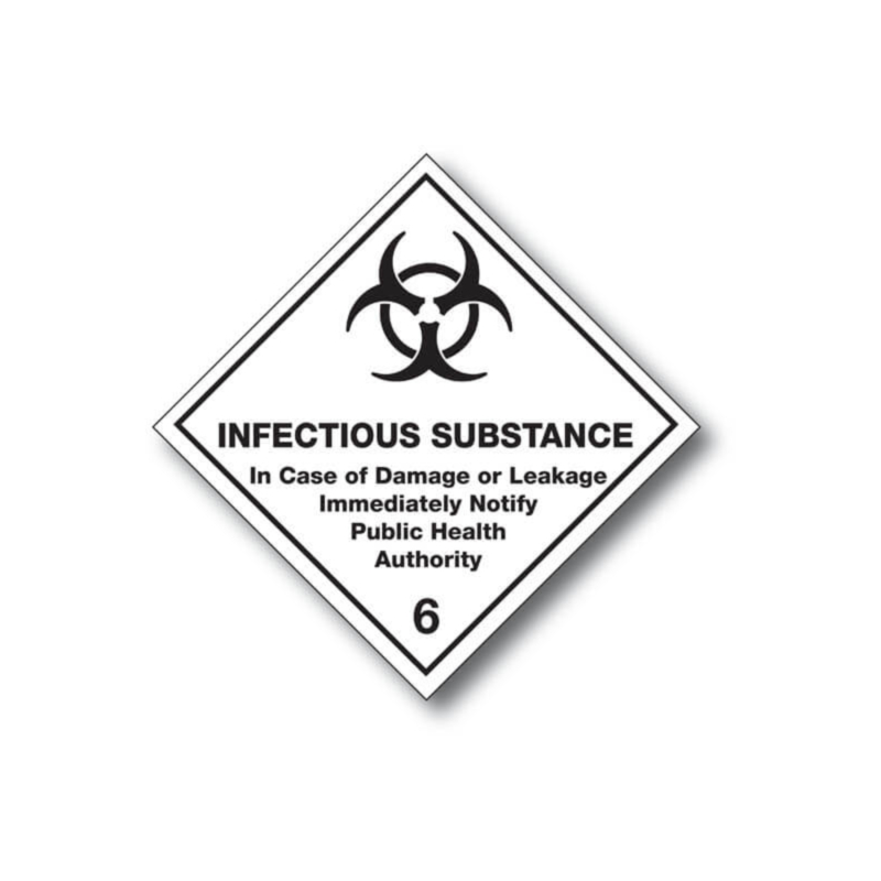Infectious Substance 6 Labels | Labels Online