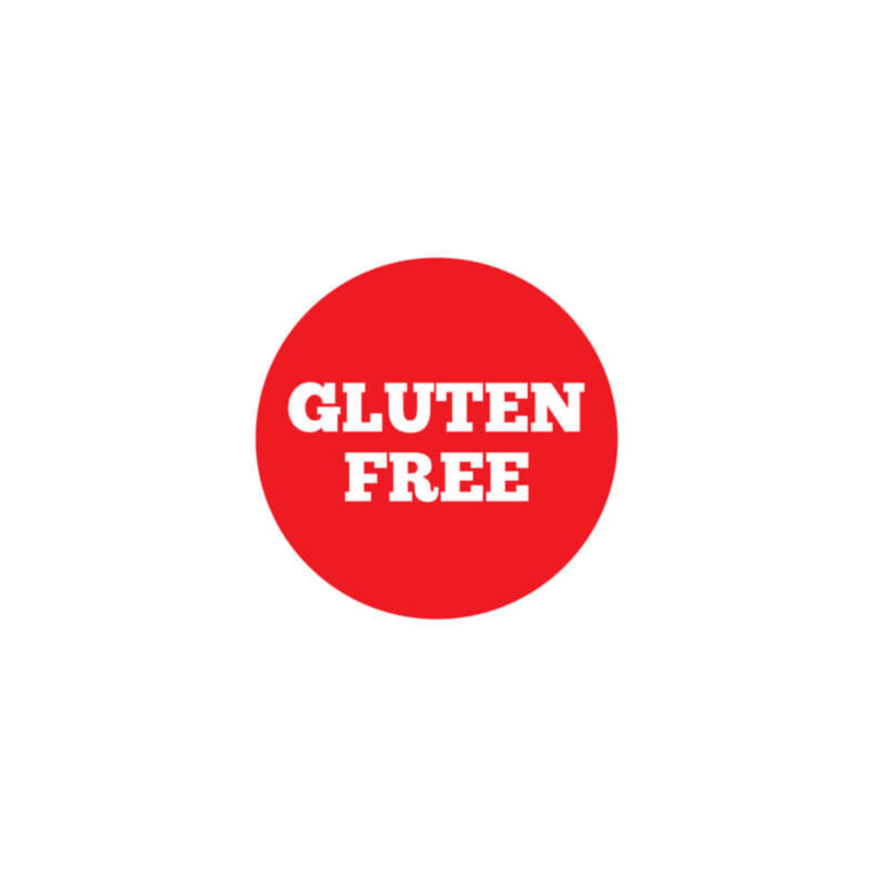 Gluten Free Stickers 30mm | Labels Online