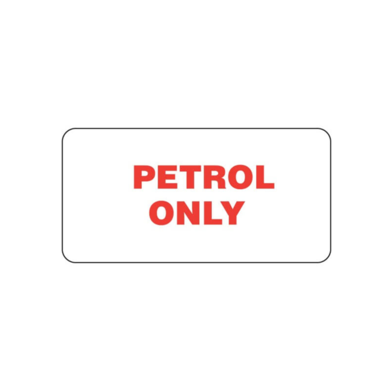 Petrol Only Labels | Labels Online