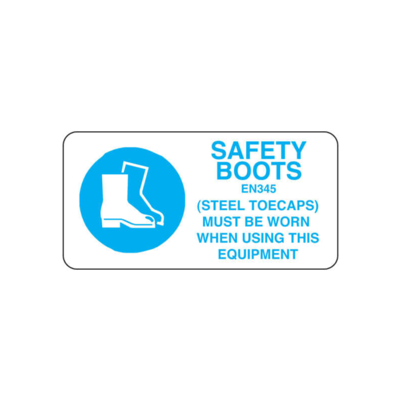 Safety Boots Must Be Worn Labels | Labels Online