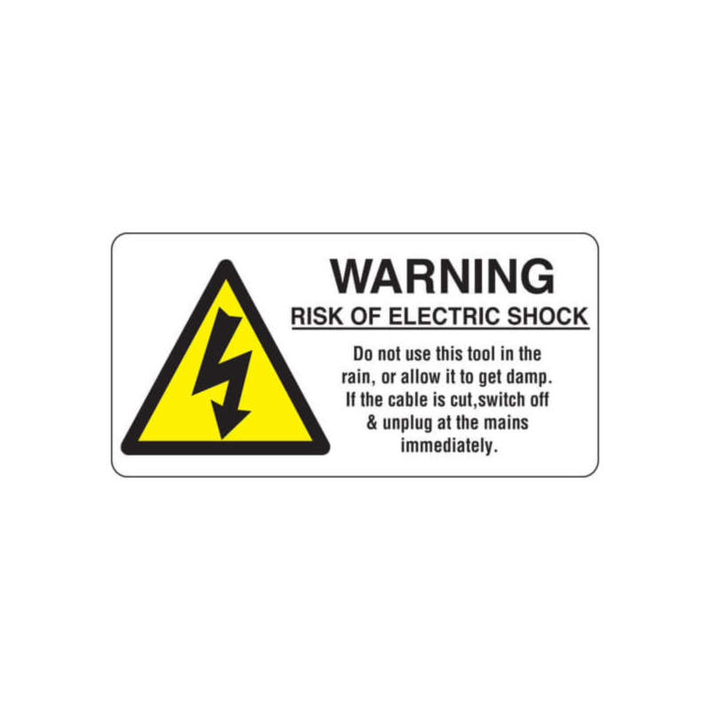 Risk of Electric Shock Labels | Labels Online