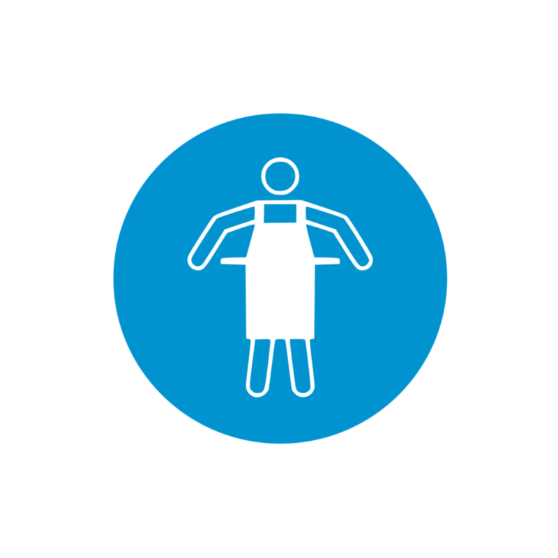 Use Protective Apron Labels 25mm | Labels Online