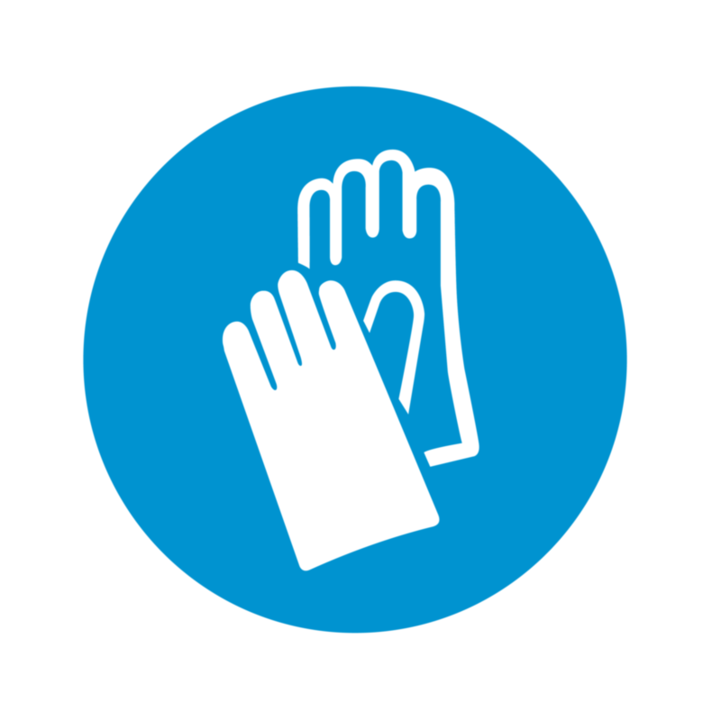 Wear Protective Gloves Labels | Labels Online