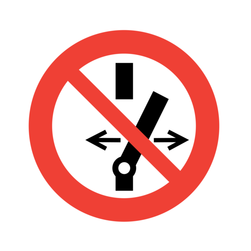 Do Not Alter the State of the Switch Labels 100mm | Labels Online