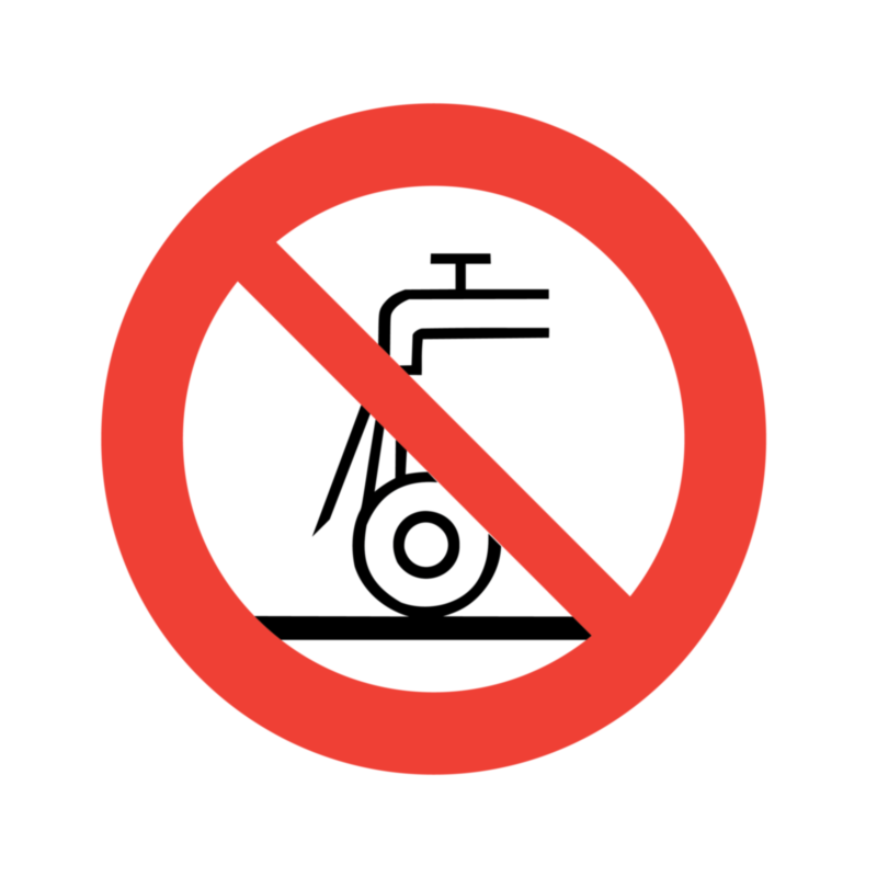 Do Not Use for Wet Grinding Labels 100mm | Labels Online