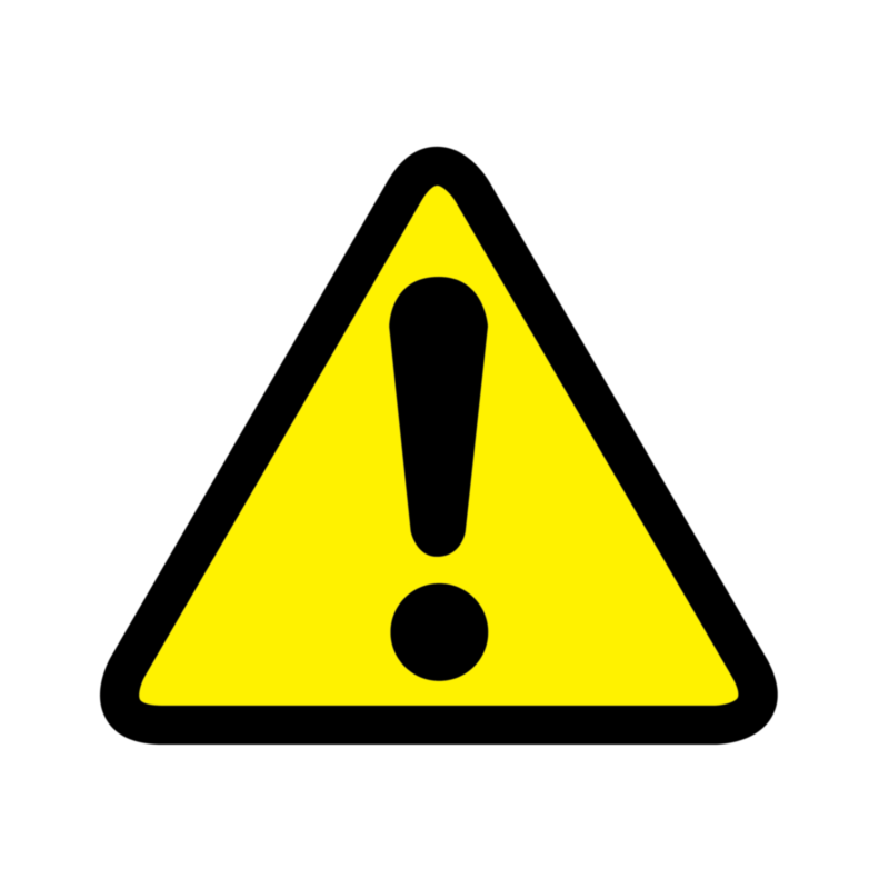 General Warning Symbol Labels 50x50mm | Labels Online