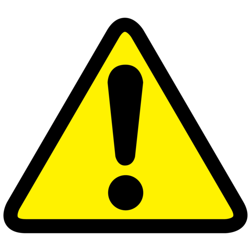 General Warning Symbol Labels 100x100mm | Labels Online