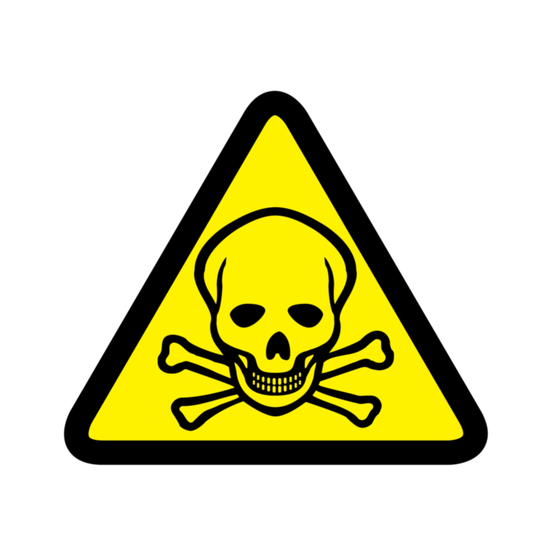 Toxic Material Warning Labels | Labels Online