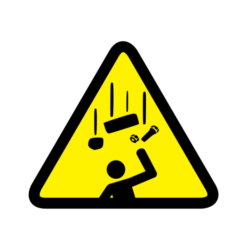 Falling Parts Warning Labels | Labels Online