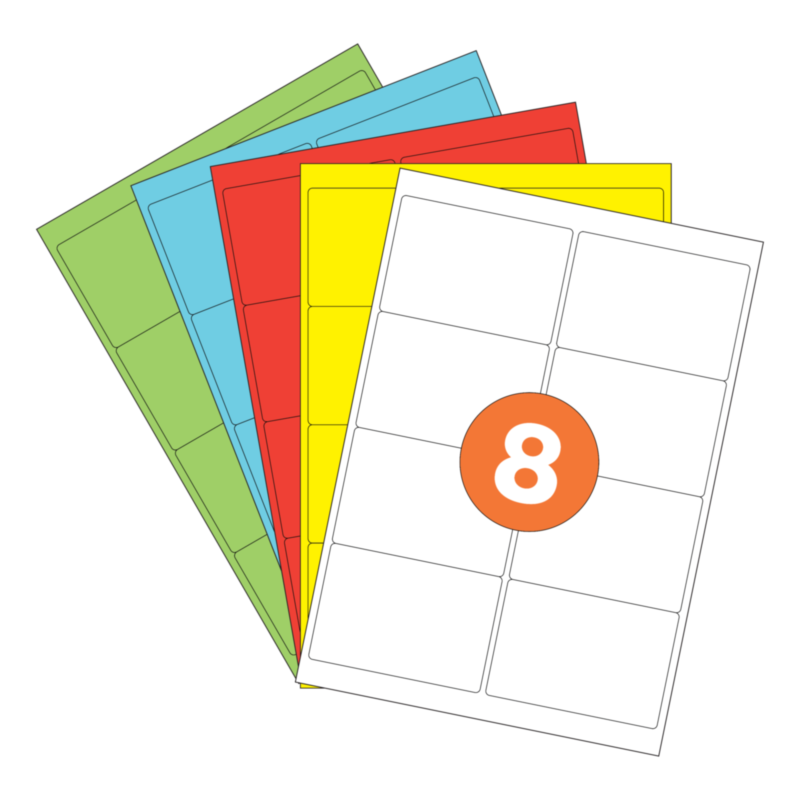 A4 Label Sheets 8 Labels Per Sheet 99x68mm | Labels Online