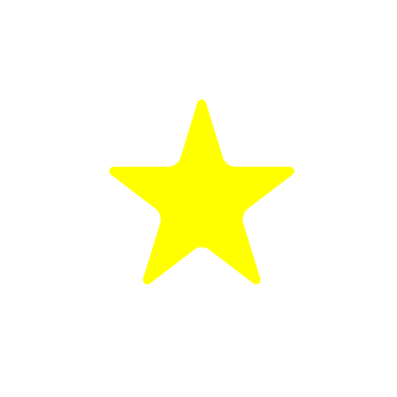 Yellow Star Shaped Stickers 20x20mm | Labels Online