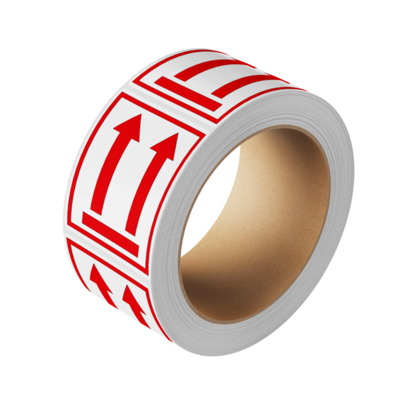 Red This Way Up Labels | Labels Online