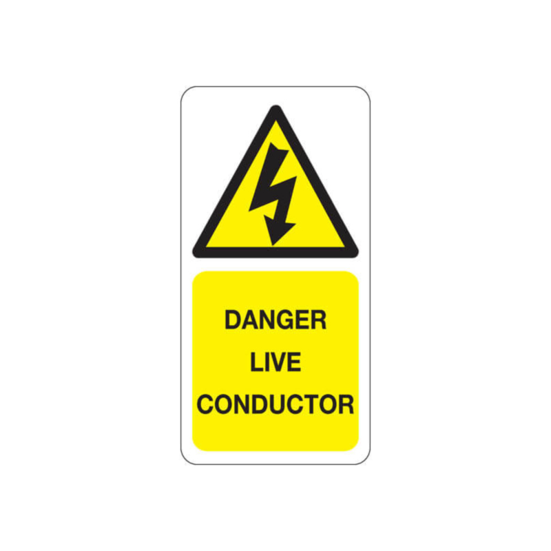 Danger Live Conductor Labels | Labels Online