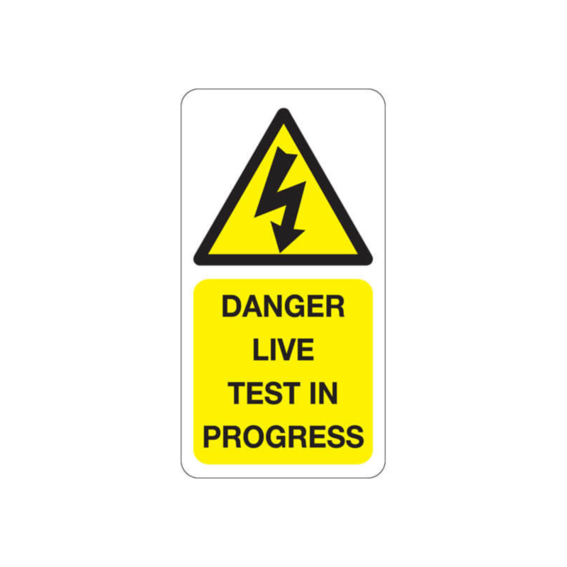 Danger Live Test in Progress Labels | Labels Online Danger Live Test in Progress Labels | Labels Online
