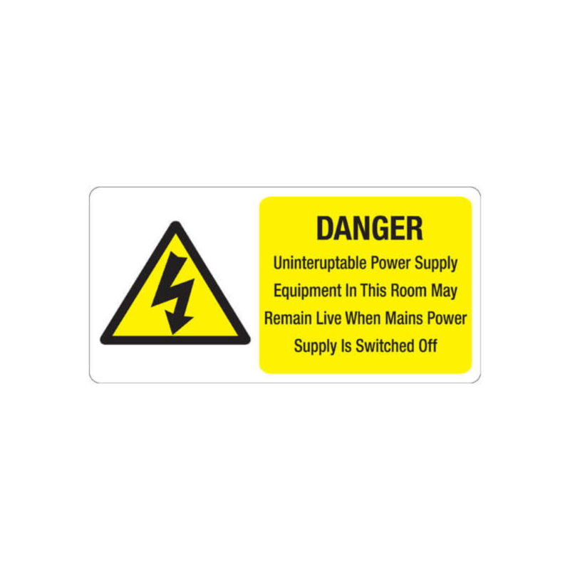 Uninterruptible Power Supply Labels | Labels Online